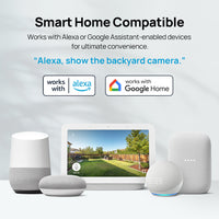 Anona Aurora 4K UHD AI 24/7 AOV Solar Battery Powered Security Camera