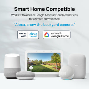 Anona Aurora 4K UHD AI 24/7 AOV Solar Battery Powered Security Camera