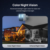 Anona Aurora 4K UHD AI 24/7 AOV Solar Battery Powered Security Camera