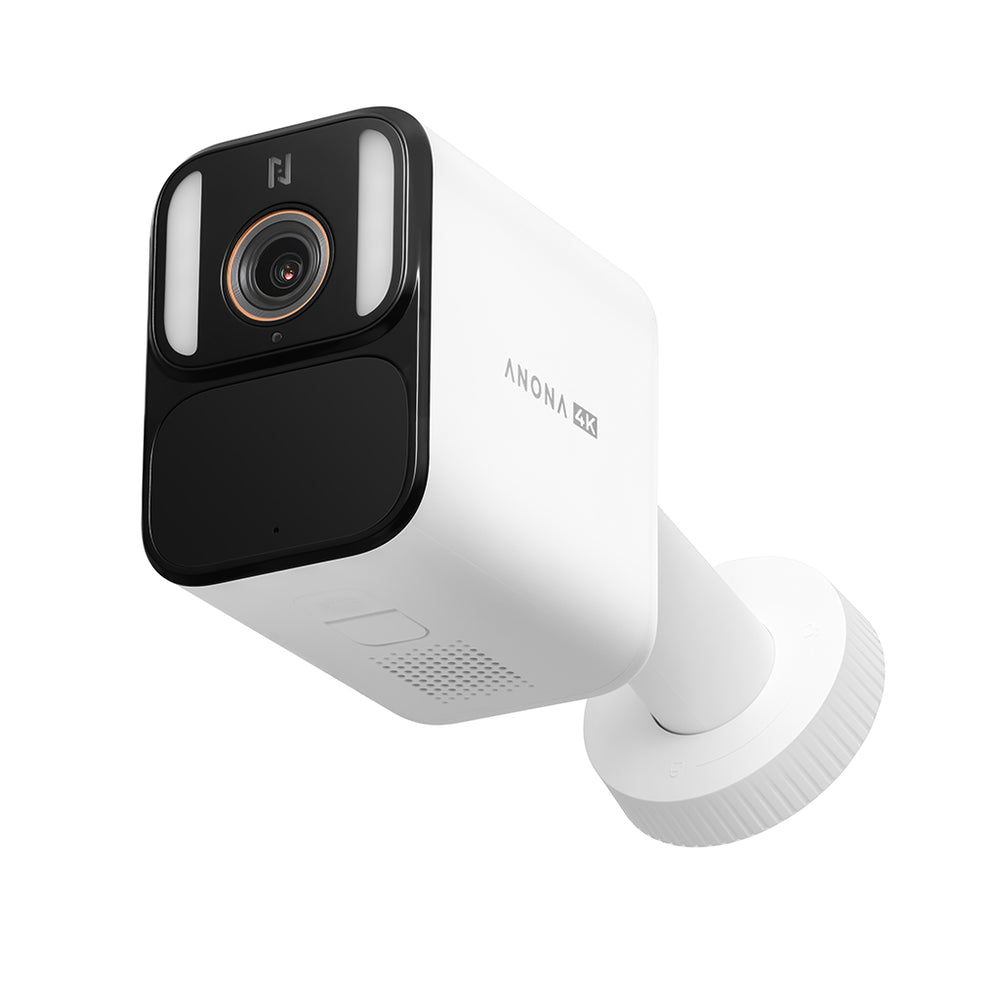 Anona Aurora 4K UHD AI 24/7 AOV Solar Battery Powered Security Camera