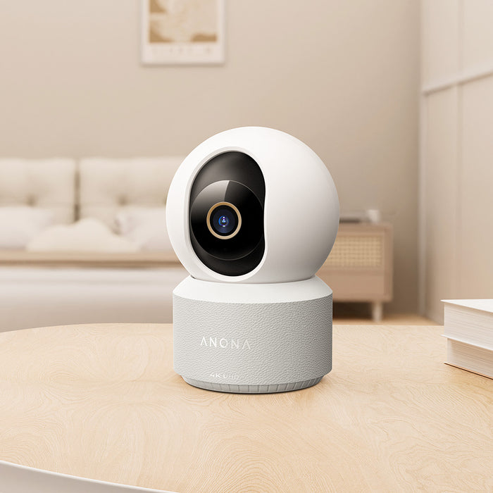 Anona Pano - 4K UHD 360° Pan Tilt Dual-Band Wi-Fi 6 Indoor AI Security